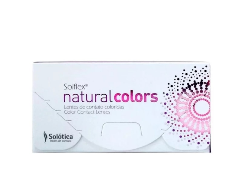 Lentes de Contato Colorida Solflex Natural Colors - COM GRAU